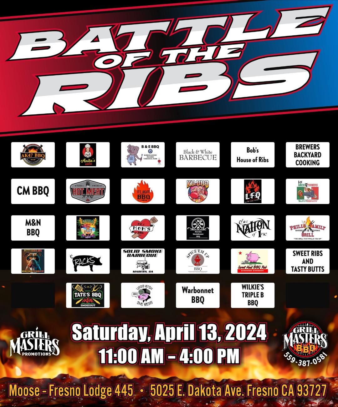 Battle of the RIBS – California BBQ Association