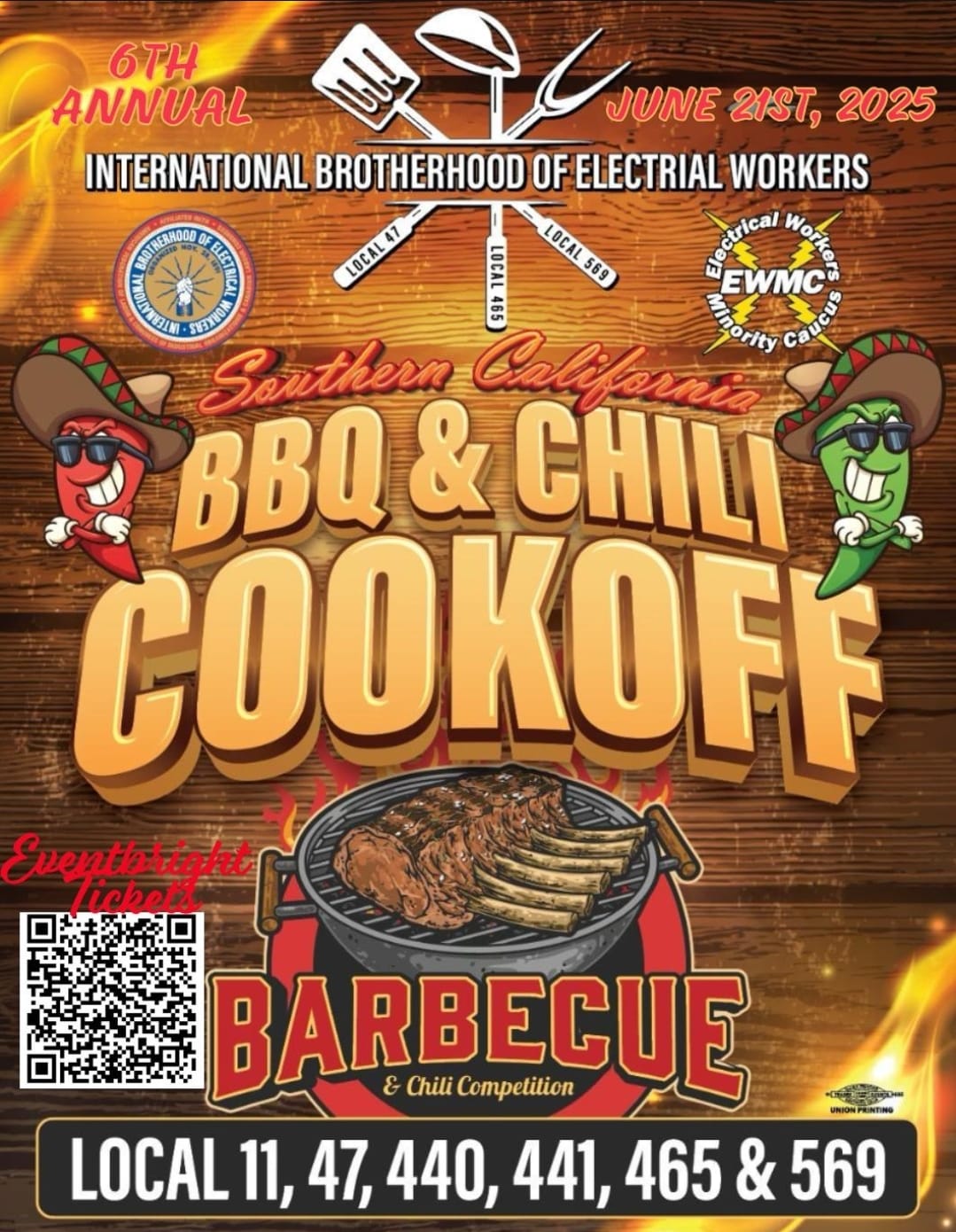 6th Annual IBEW SoCal BBQ & Chili Cook-Off – California BBQ Association
